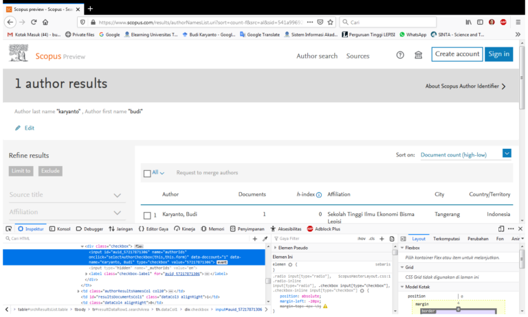 Cara Mudah Mengetahui Scopus ID Bagi Author Scopus – Perguruan Tinggi ...